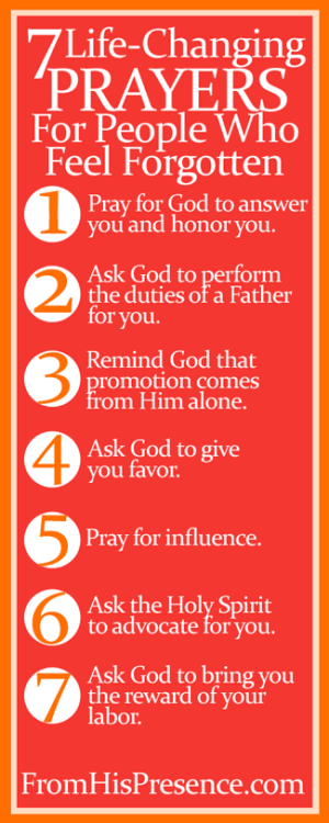7 Life-Changing Prayers for People Who Feel Forgotten