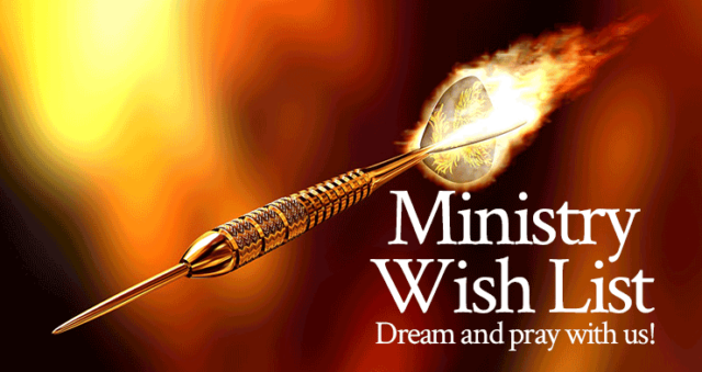 Ministry Wish List - From His Presence®
