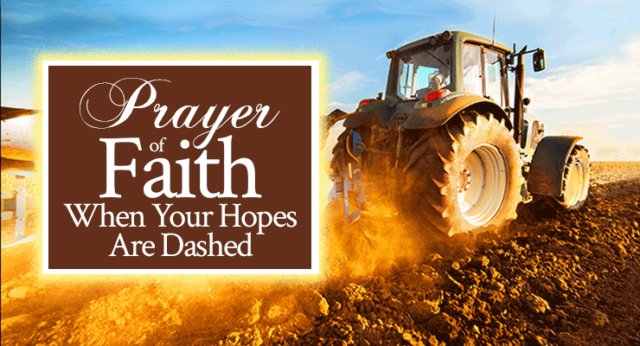 Prayer of Faith When Your Hopes Are Dashed - From His Presence®