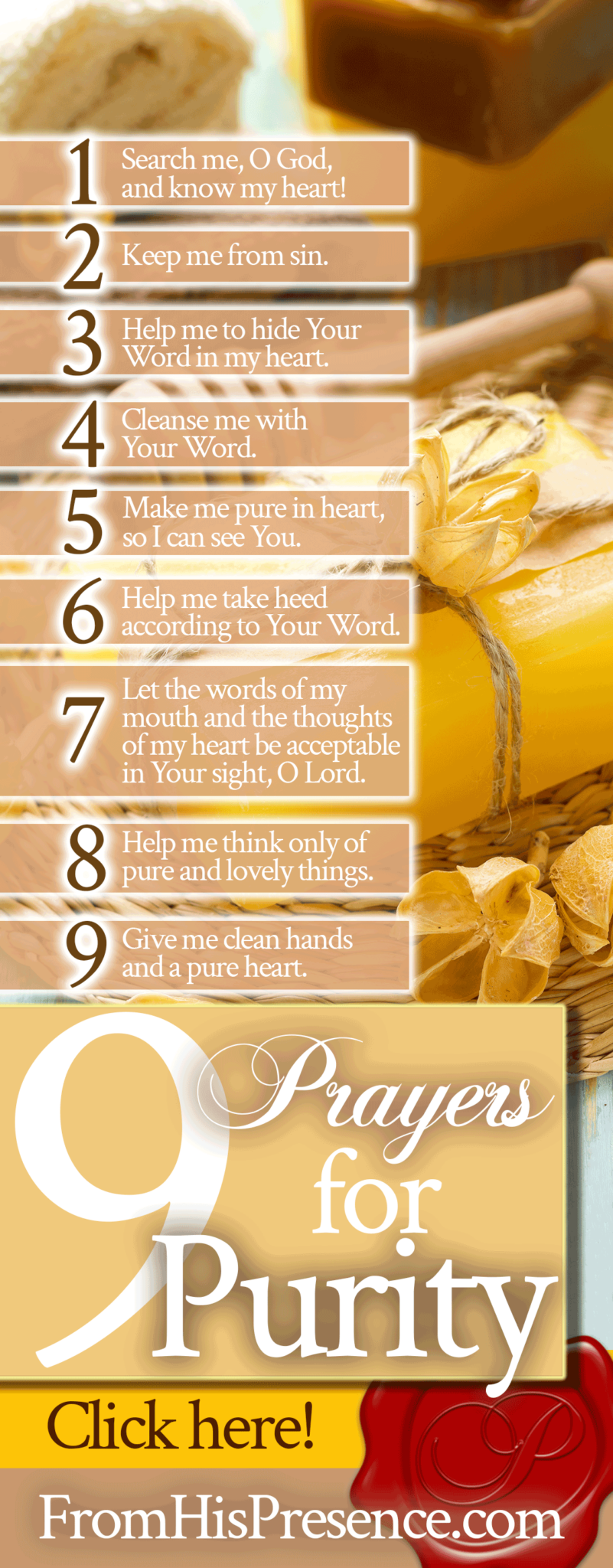 9 Prayers for Purity - From His Presence®