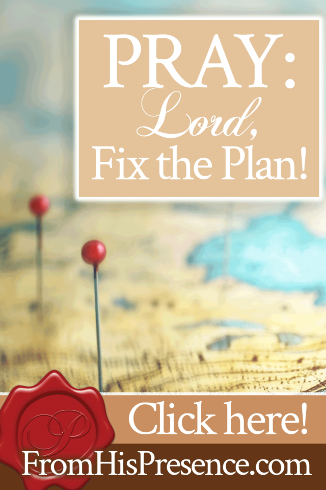 Pray: "Lord, Fix the Plan!" - From His Presence®